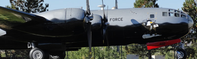 Boeing B-29 Superfortress Legal Eagle II, on display in Rapid City near ...