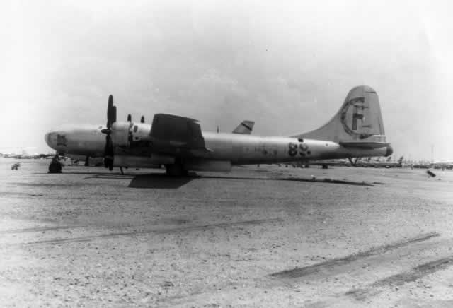Boeing B-29 Superfortress Bockscar, a surviving bomber from World War ...