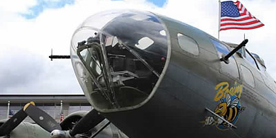 B-17 Flying Fortress "Boeing Bee" S/N 42-29782, a surviving B-17 bomber ...