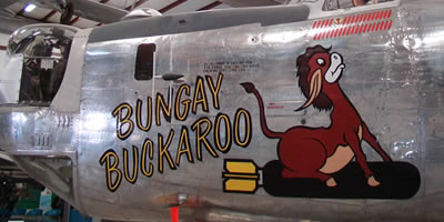 B-24 Liberator Bungay Buckaroo, WWII bomber, restored and on display in ...