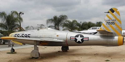 Republic F-84 Thunderjet of the U.S. Air Force, history, design ...