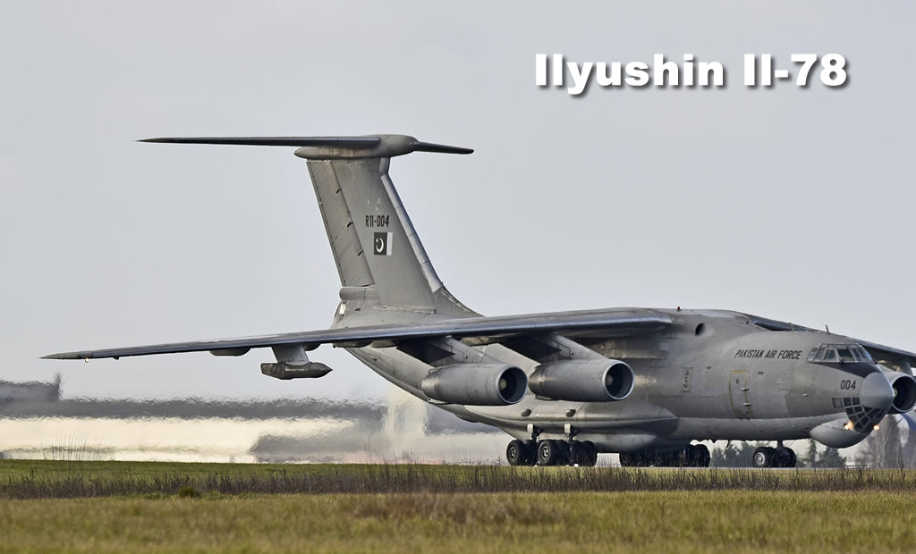 Ilyushin airplanes, cargo aircraft, Il-76 and Il-78, spotting guide ...