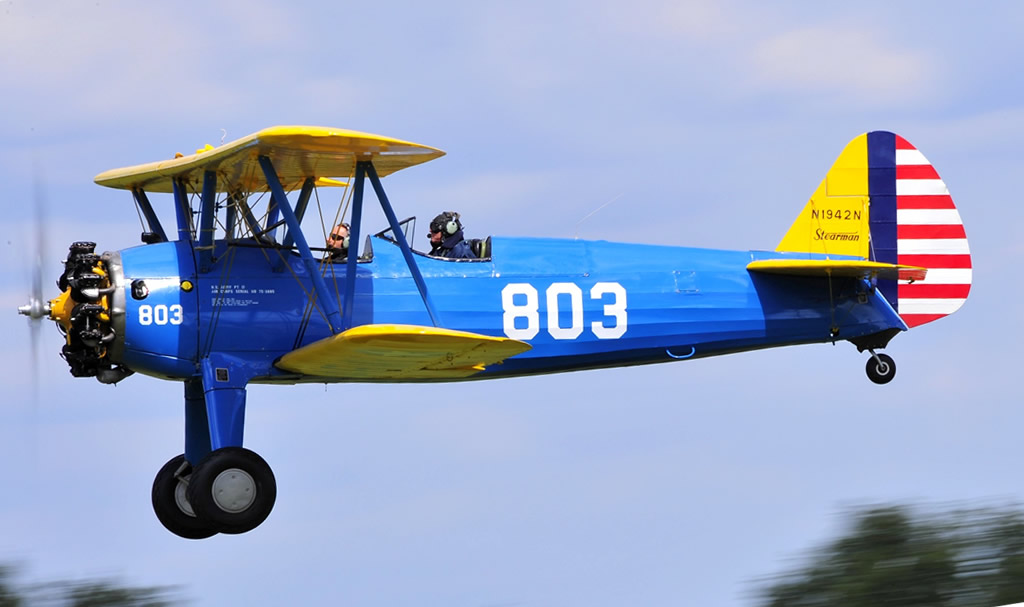 Stearman Kaydet Model 75 Trainer, PT-13, N2S, history, design ...