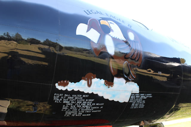 Boeing B-29 Superfortress Legal Eagle II, on display in Rapid City near ...